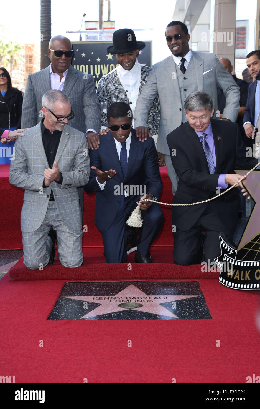 Kenny "Babyface" Edmonds Honored On The Hollywood Walk Of Fame ...