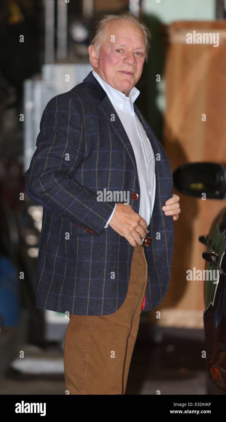 David Jason outside the ITV studios Featuring: David Jason Where ...