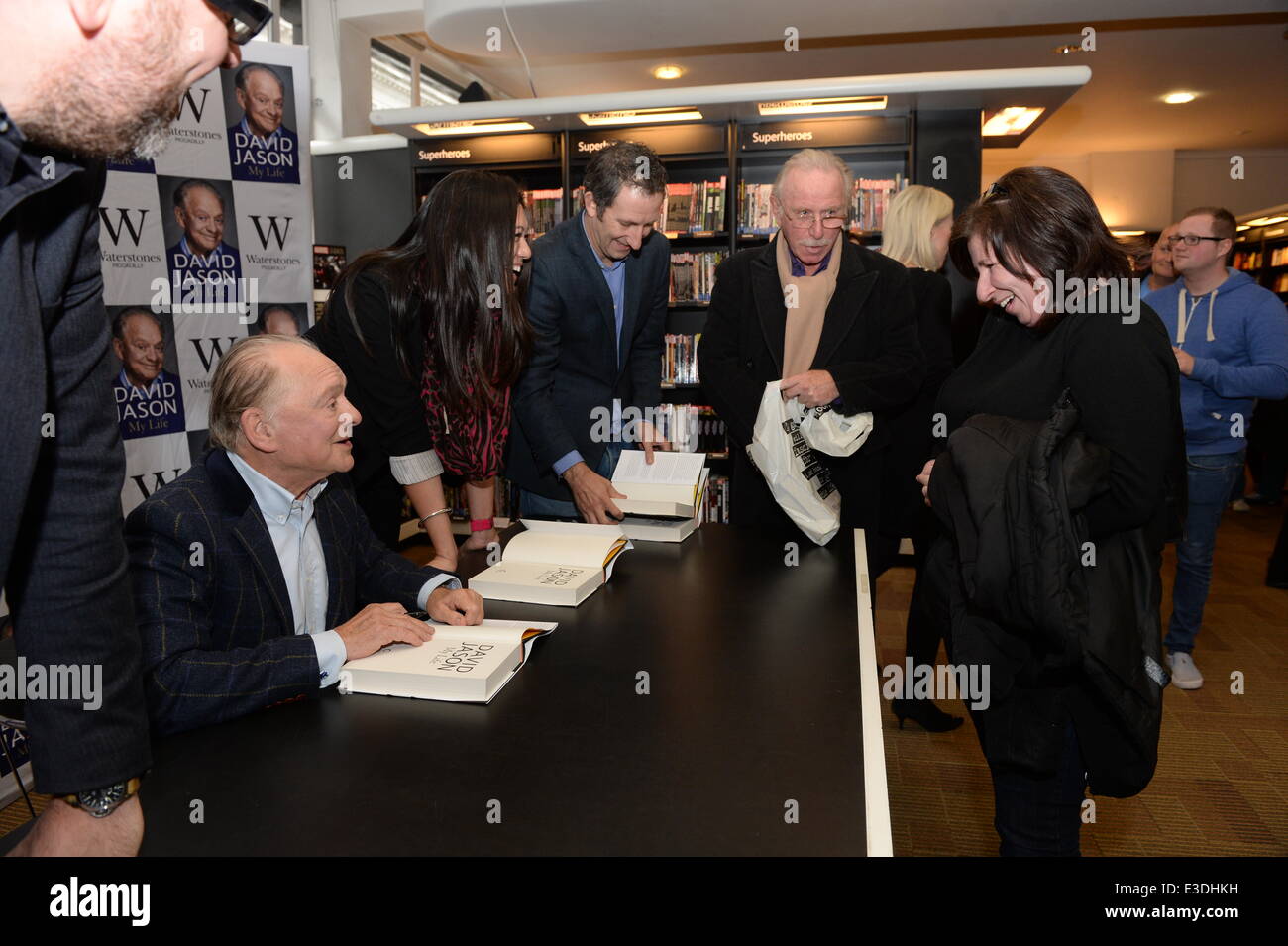 David Jason at a signing of his autobiography "My Life" at Waterstone's ...