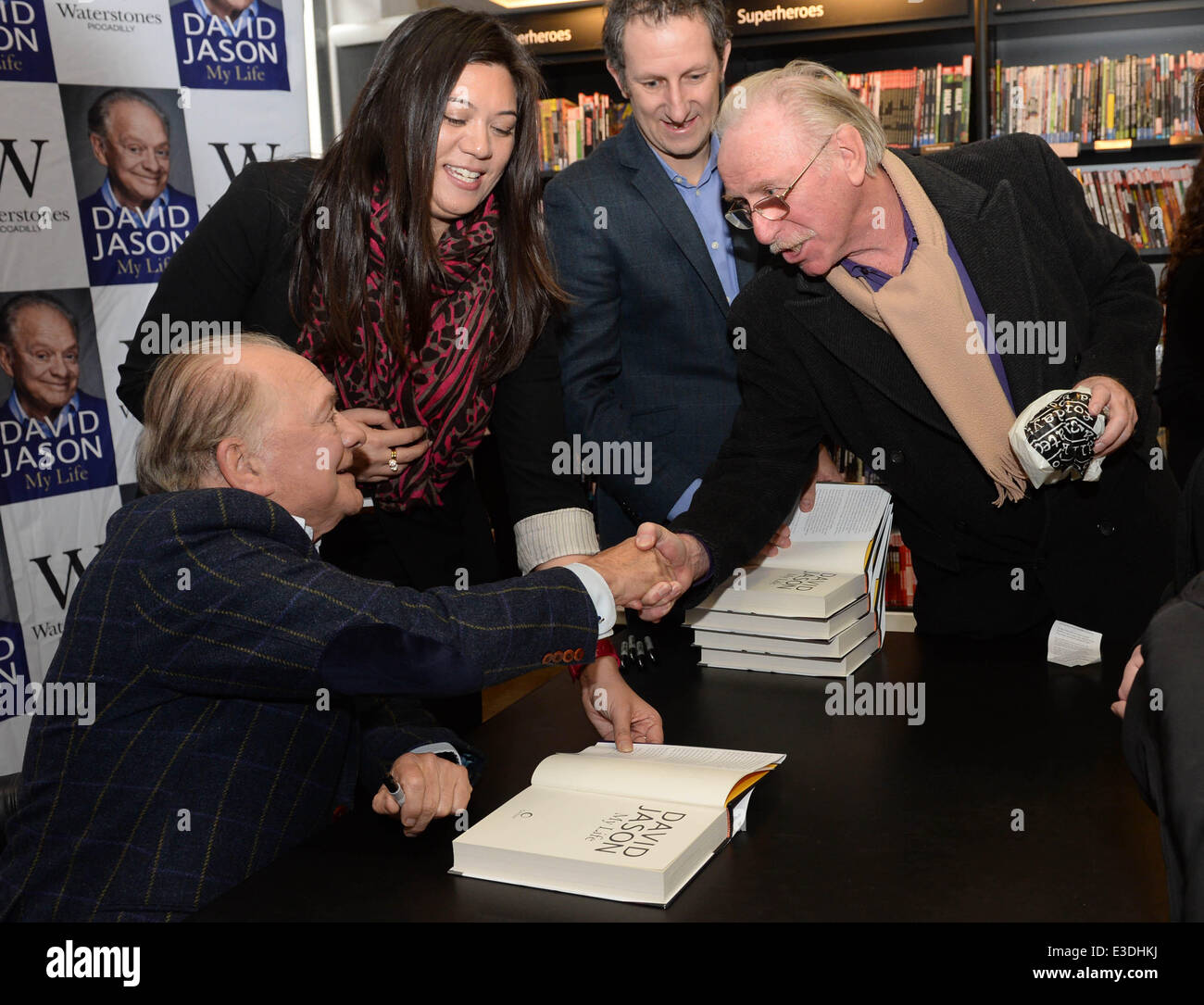 David Jason at a signing of his autobiography "My Life" at Waterstone's ...