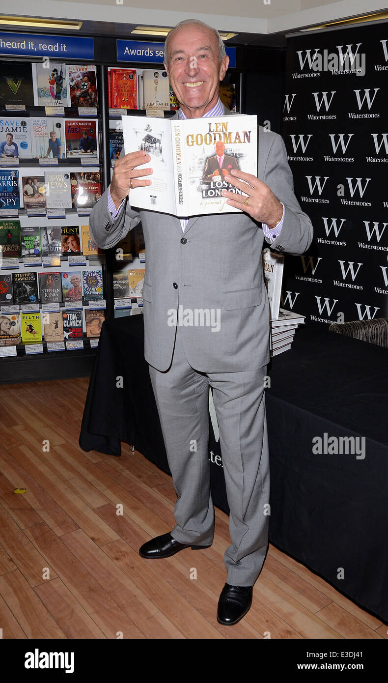 Strictly Come Dancing judge Len Goodman signs copies of his new book ...