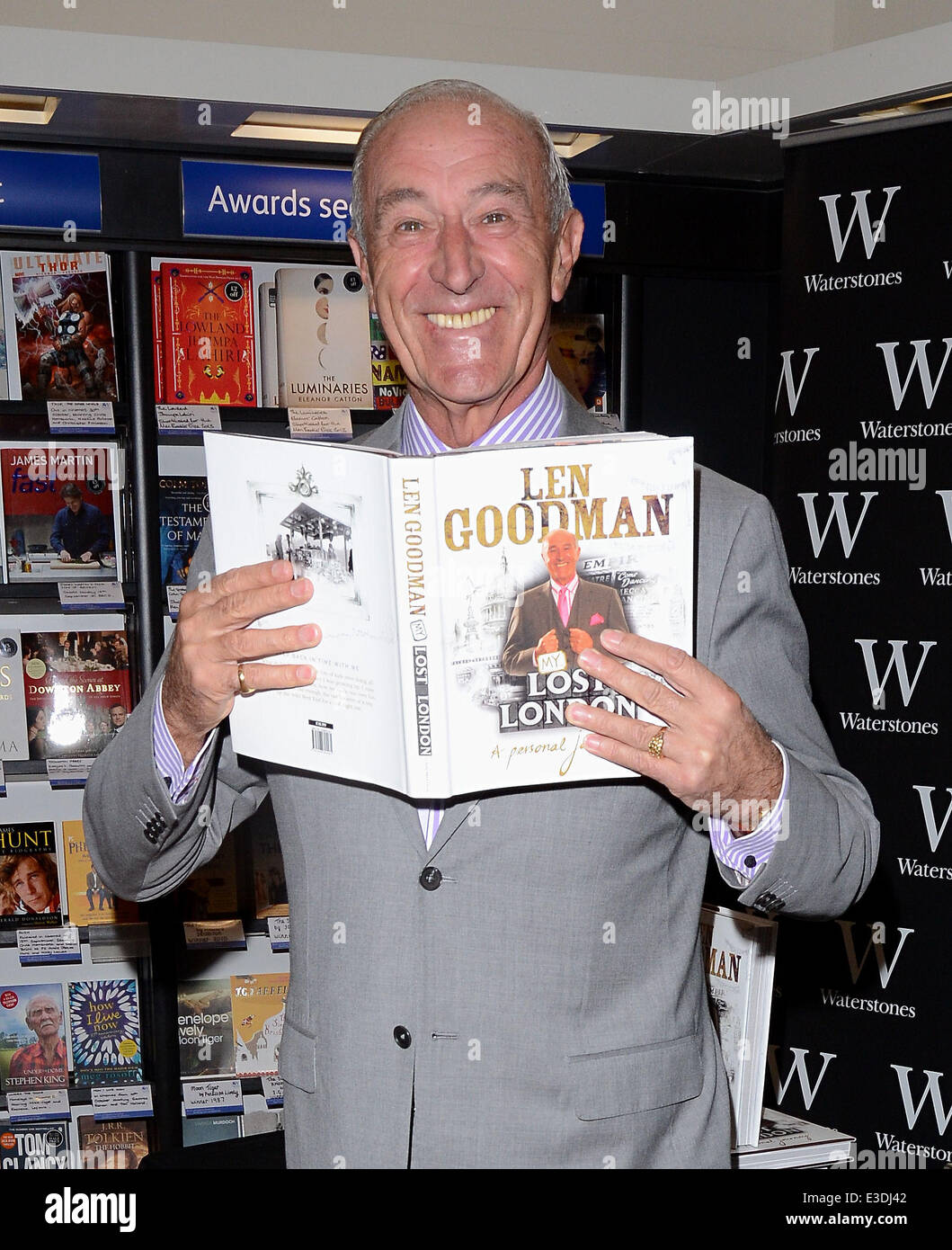 Strictly Come Dancing judge Len Goodman signs copies of his new book ...