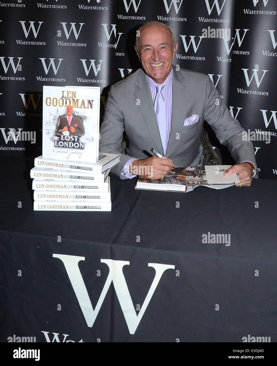 Strictly Come Dancing judge Len Goodman signs copies of his new book ...
