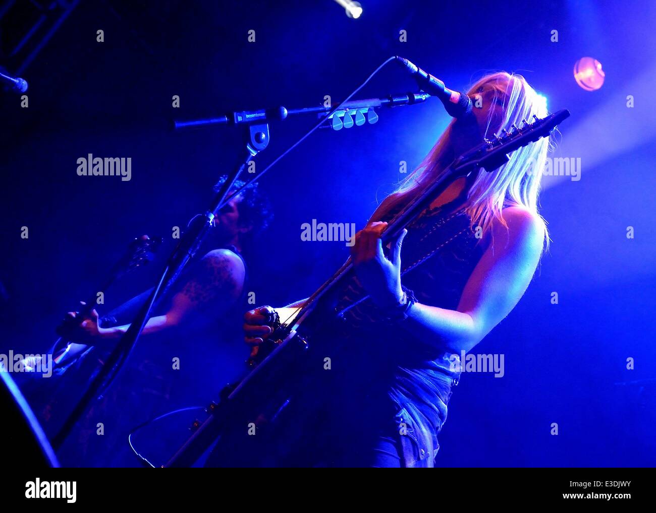 Blues rocker Laura Wilde performing live at the O2 Academy Islington ...