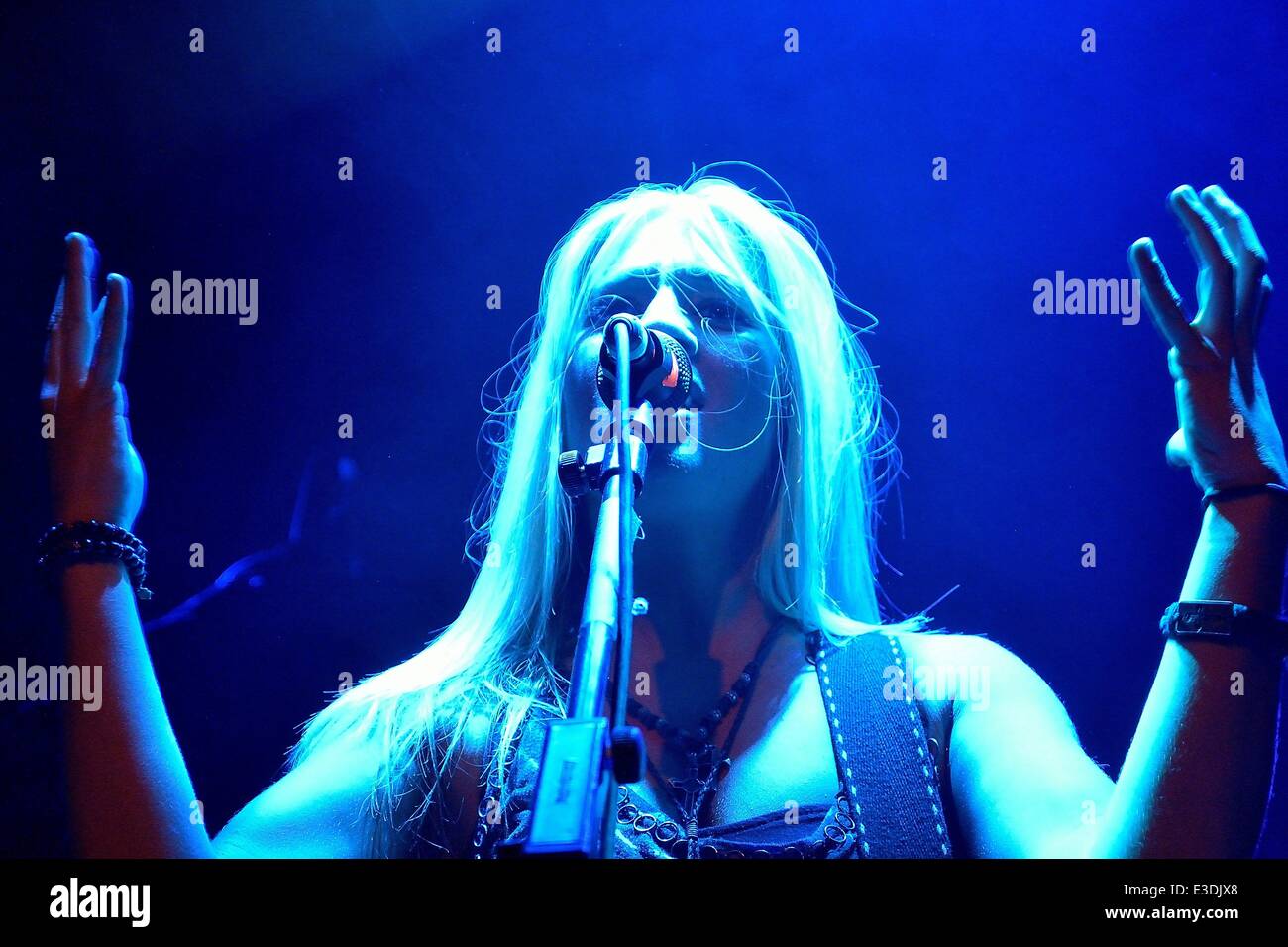 Blues rocker Laura Wilde performing live at the O2 Academy Islington ...