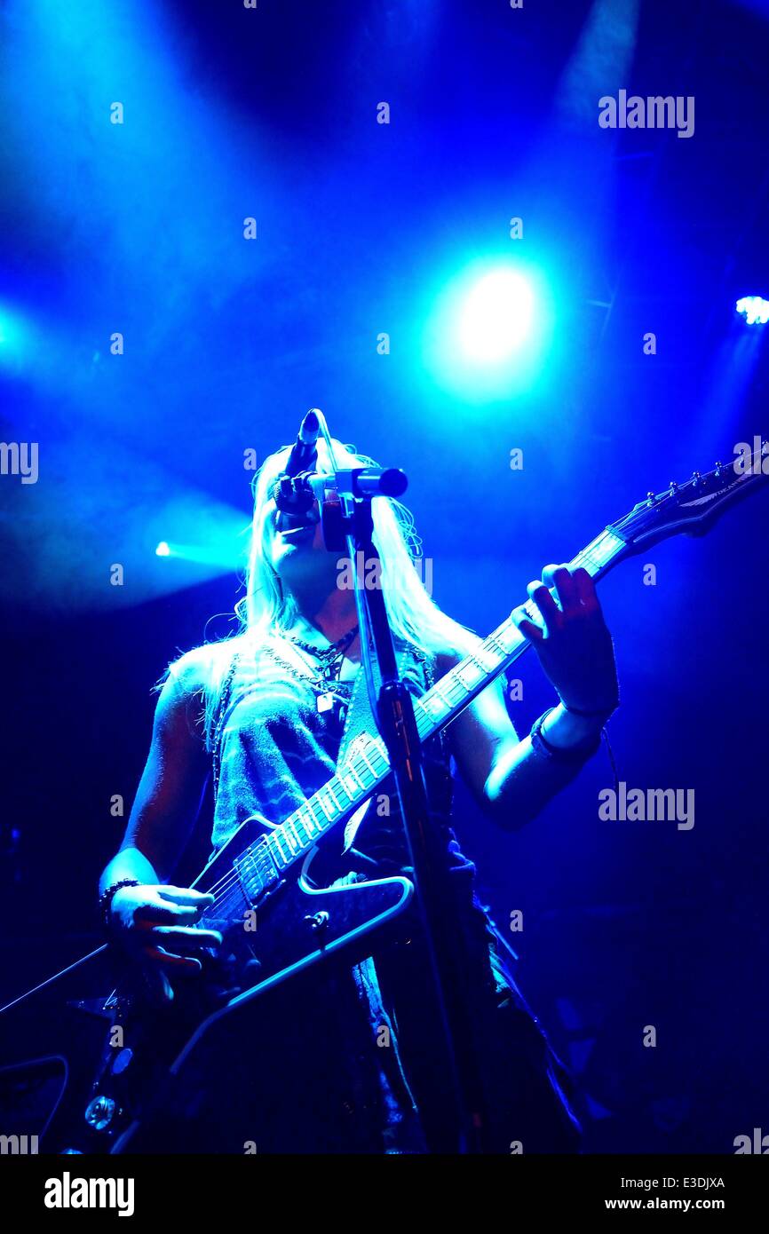 Blues rocker Laura Wilde performing live at the O2 Academy Islington ...