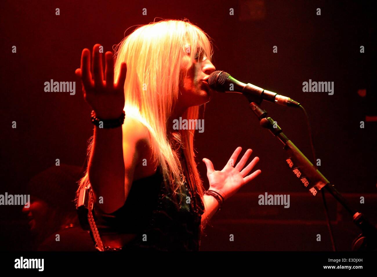 Blues rocker Laura Wilde performing live at the O2 Academy Islington ...