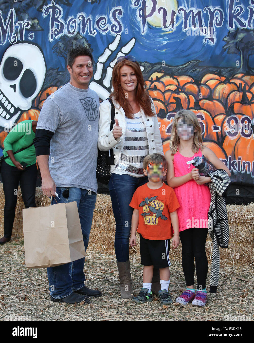 Celebrities visit Mr Bones Pumpkin Patch with their children Featuring ...