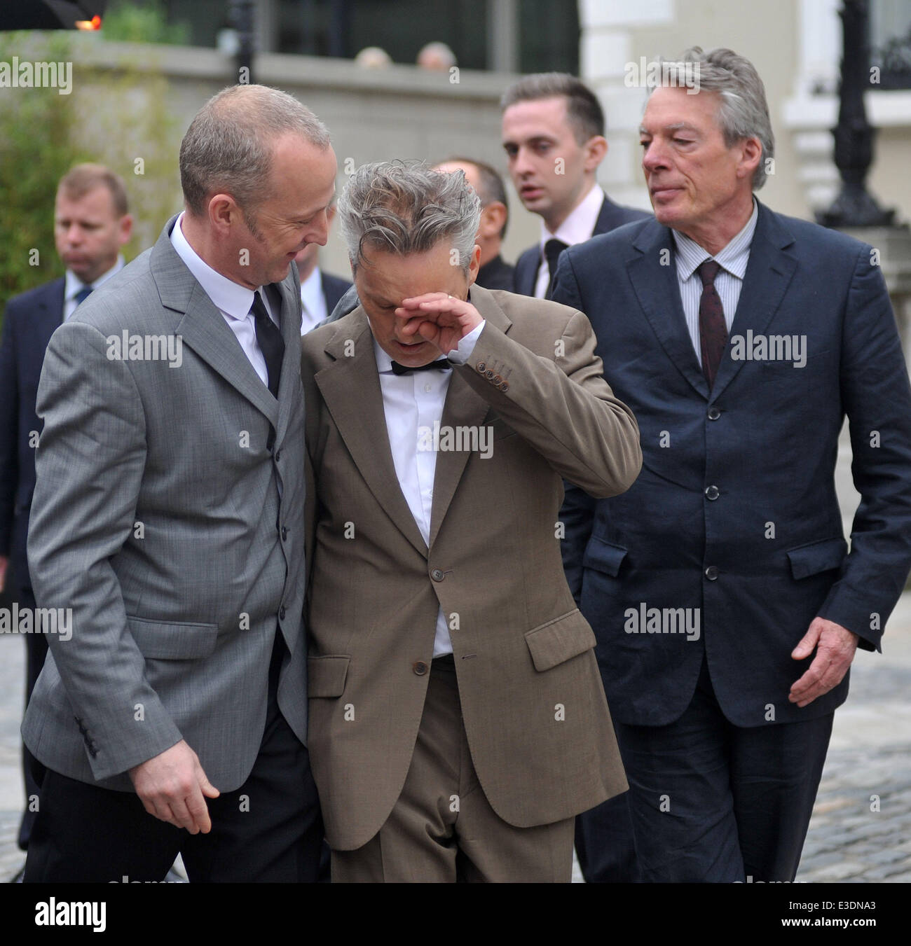 The funeral of The Pogues guitarist Philip Chevron at the Mansion House ...