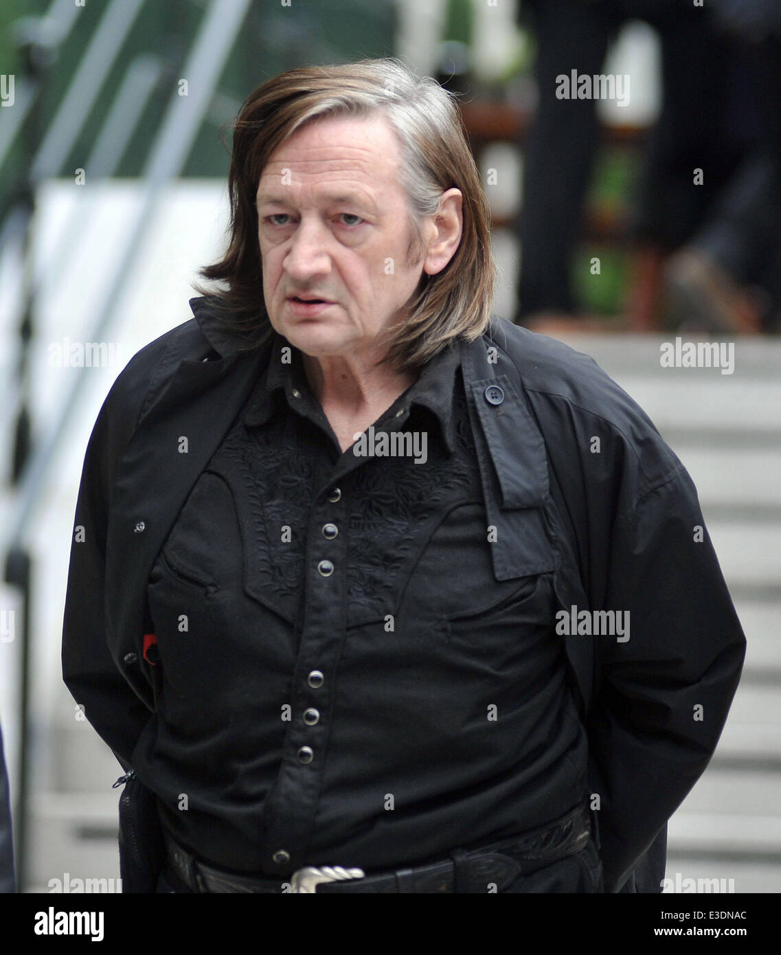 The funeral of The Pogues guitarist Philip Chevron at the Mansion House ...