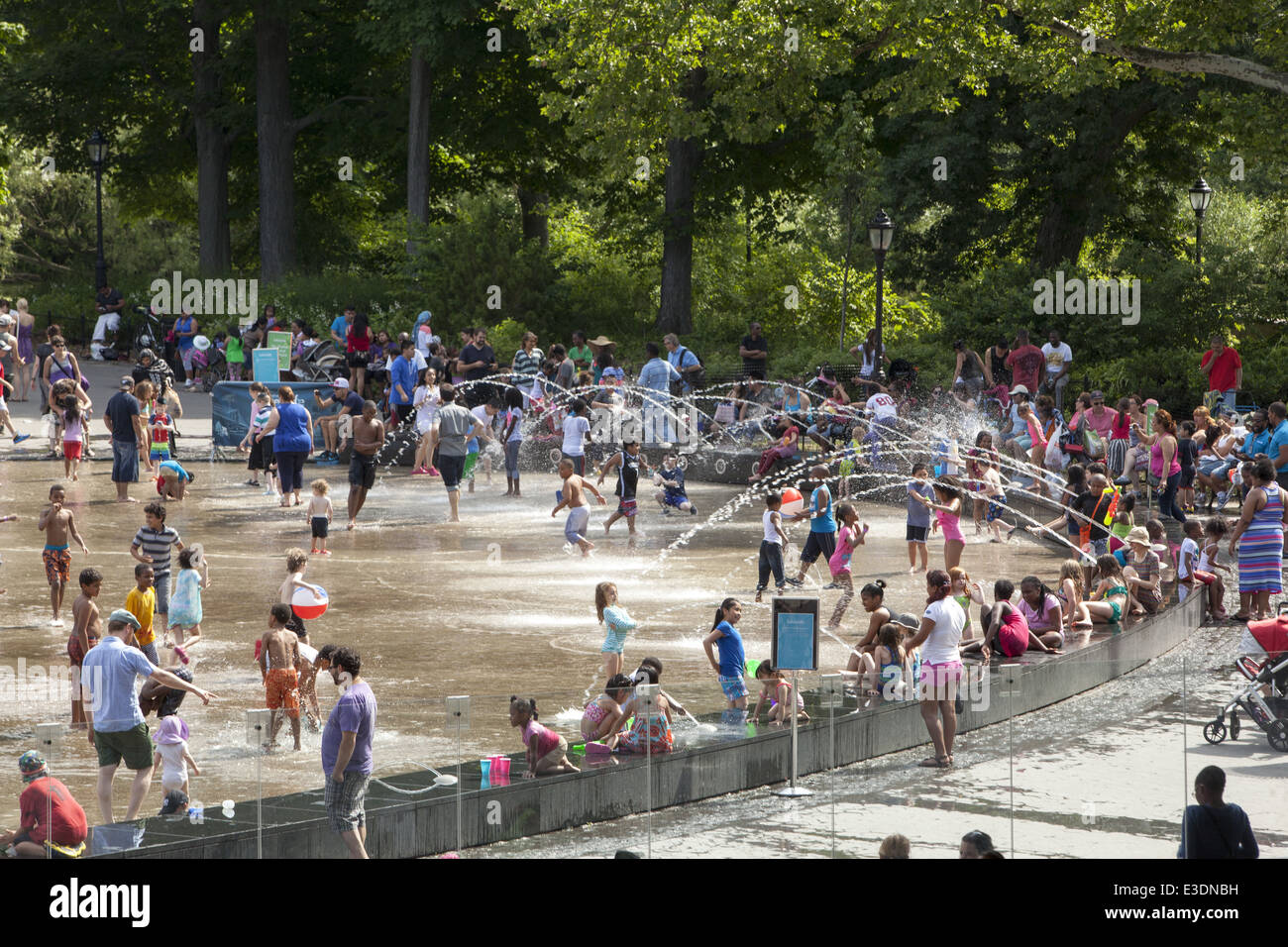 The skating rink at Prospect Park becomes a water park in the summer in ...