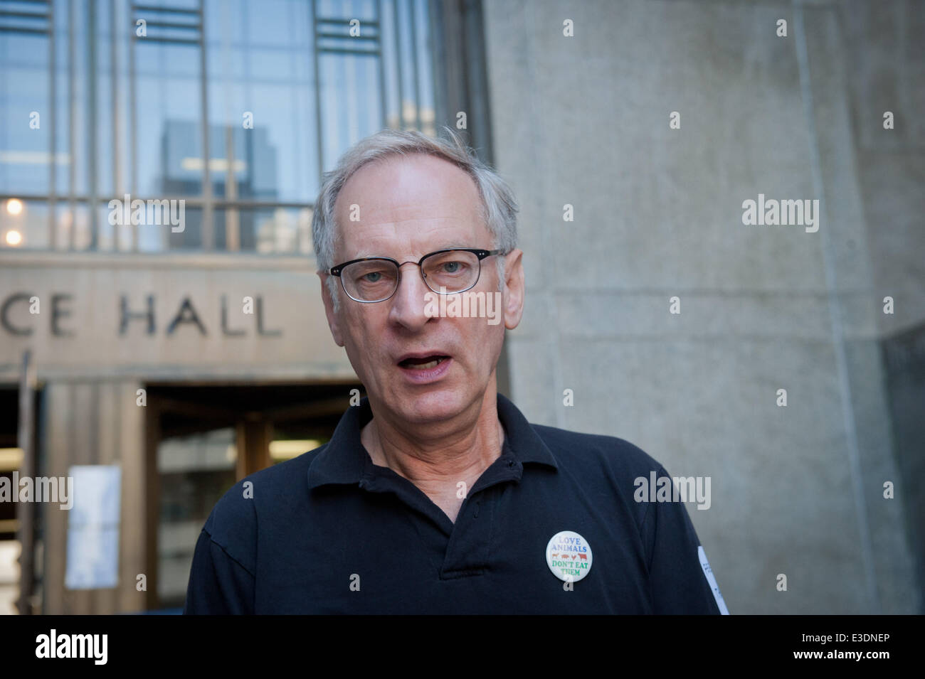 Manhattan, New York, USA. 23rd June, 2014. BERNHARD GOETZ leaves ...