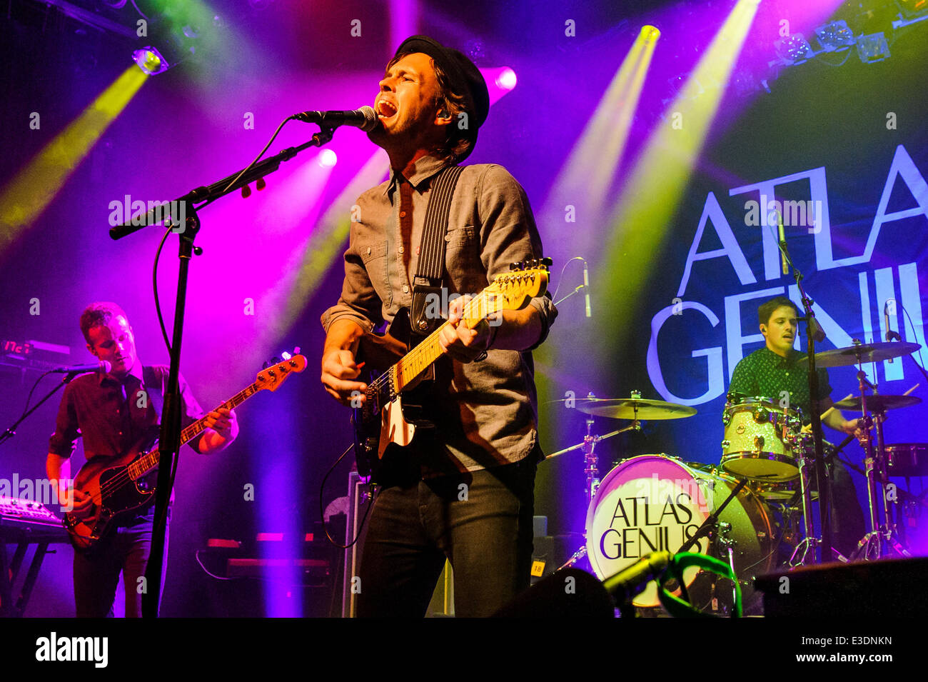 Atlas Genius performs at Irving Plaza Featuring: Keith Jeffery,Atlas ...