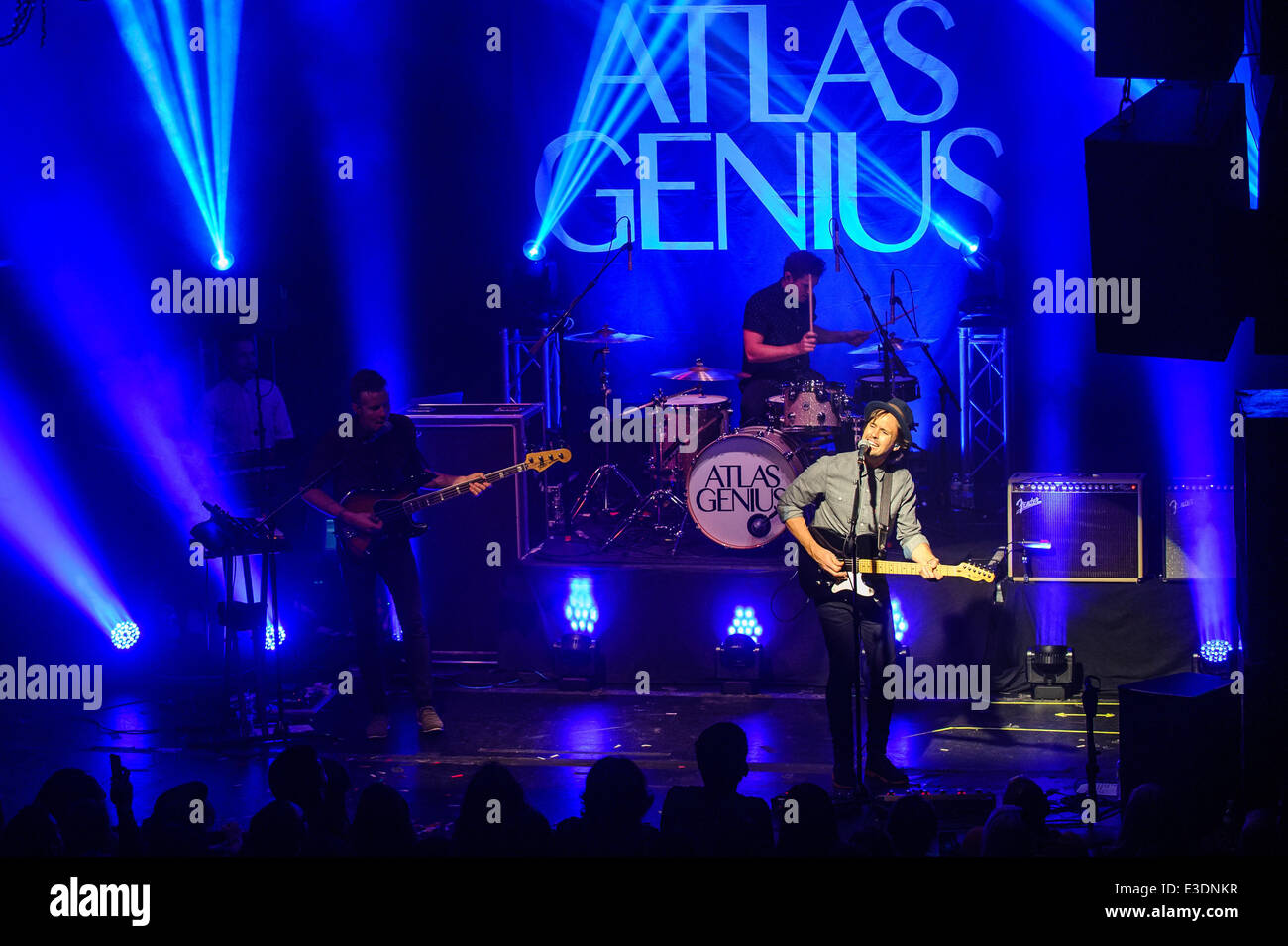 Atlas Genius performs at Irving Plaza Featuring: Keith Jeffery,Atlas ...