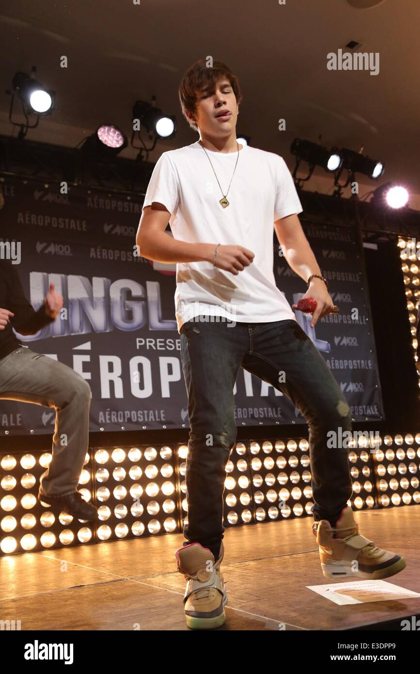 Z100?s Jingle Ball 2013 official kick off party held at Aeropostale ...