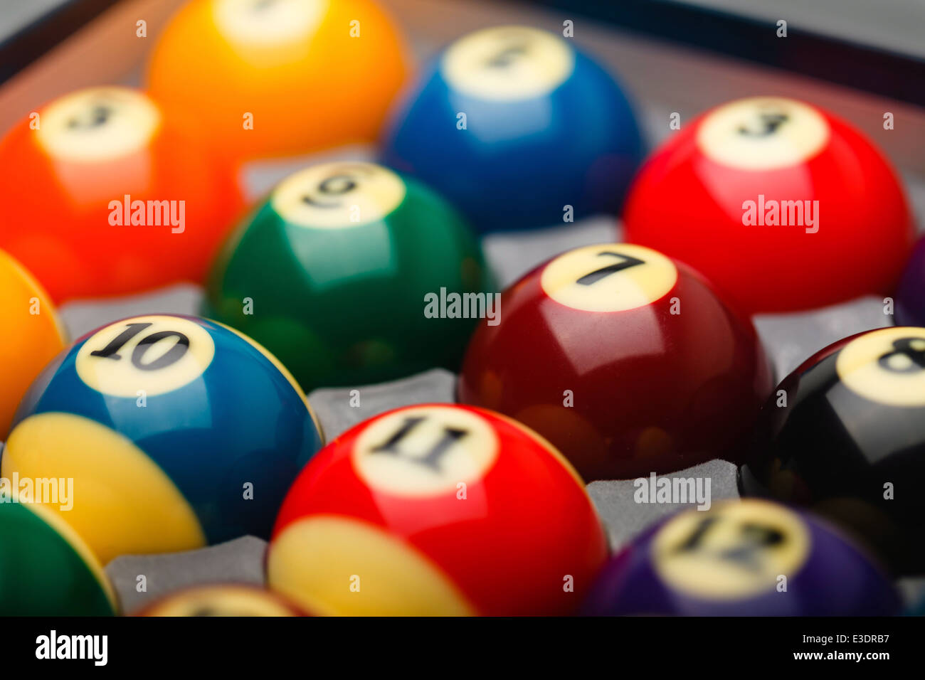 7 billiard balls hi-res stock photography and images - Alamy