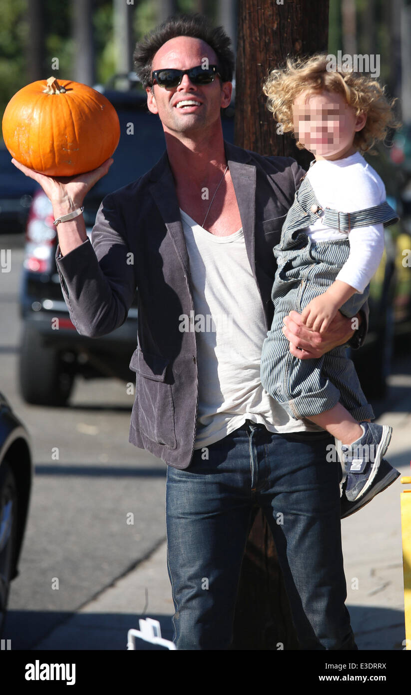 Celebrities visit Mr Bones Pumpkin Patch with their children Featuring ...