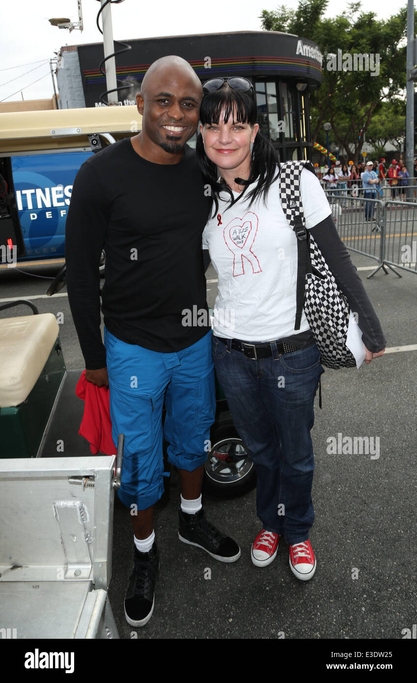 AIDS Walk Los Angeles 2013 Featuring: Wayne Brady,Pauley Perette Where ...