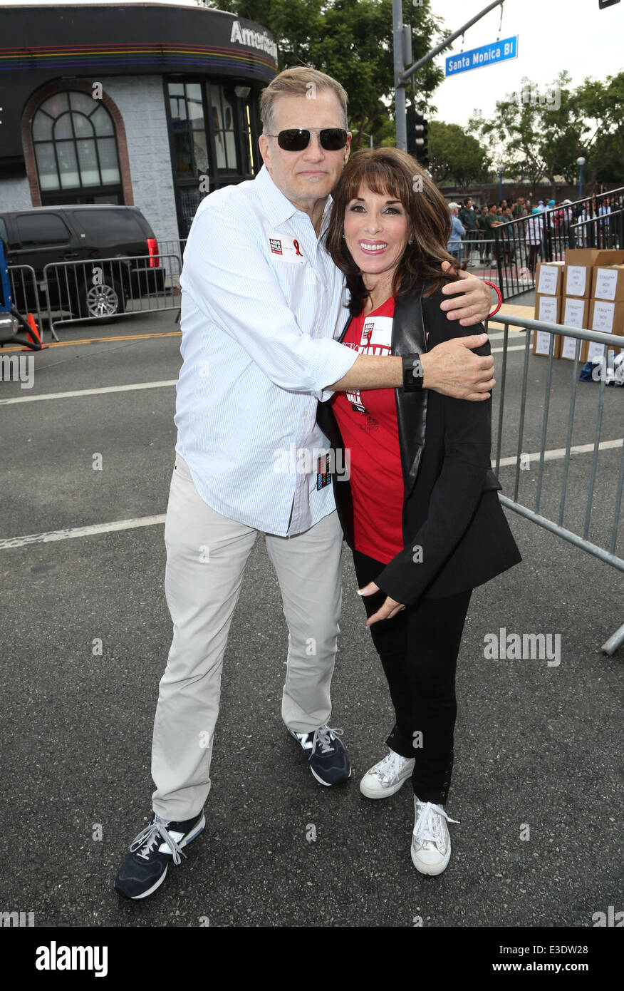 AIDS Walk Los Angeles 2013 Featuring: Drew Carey,Kate Linder Where: Los ...
