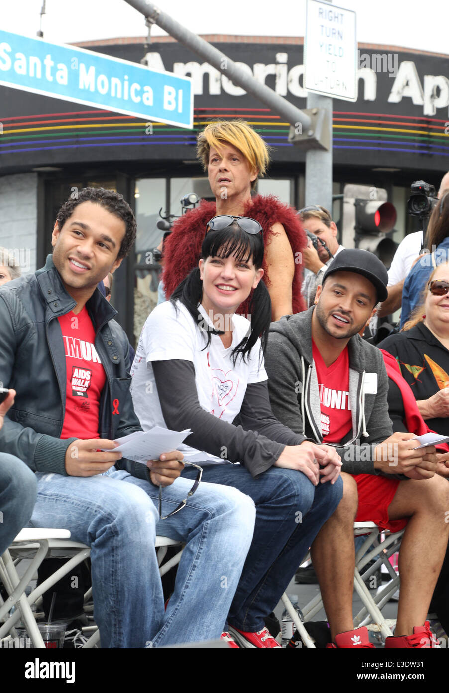 AIDS Walk Los Angeles 2013 Featuring: Corbin Bleu,Pauley Perette ...