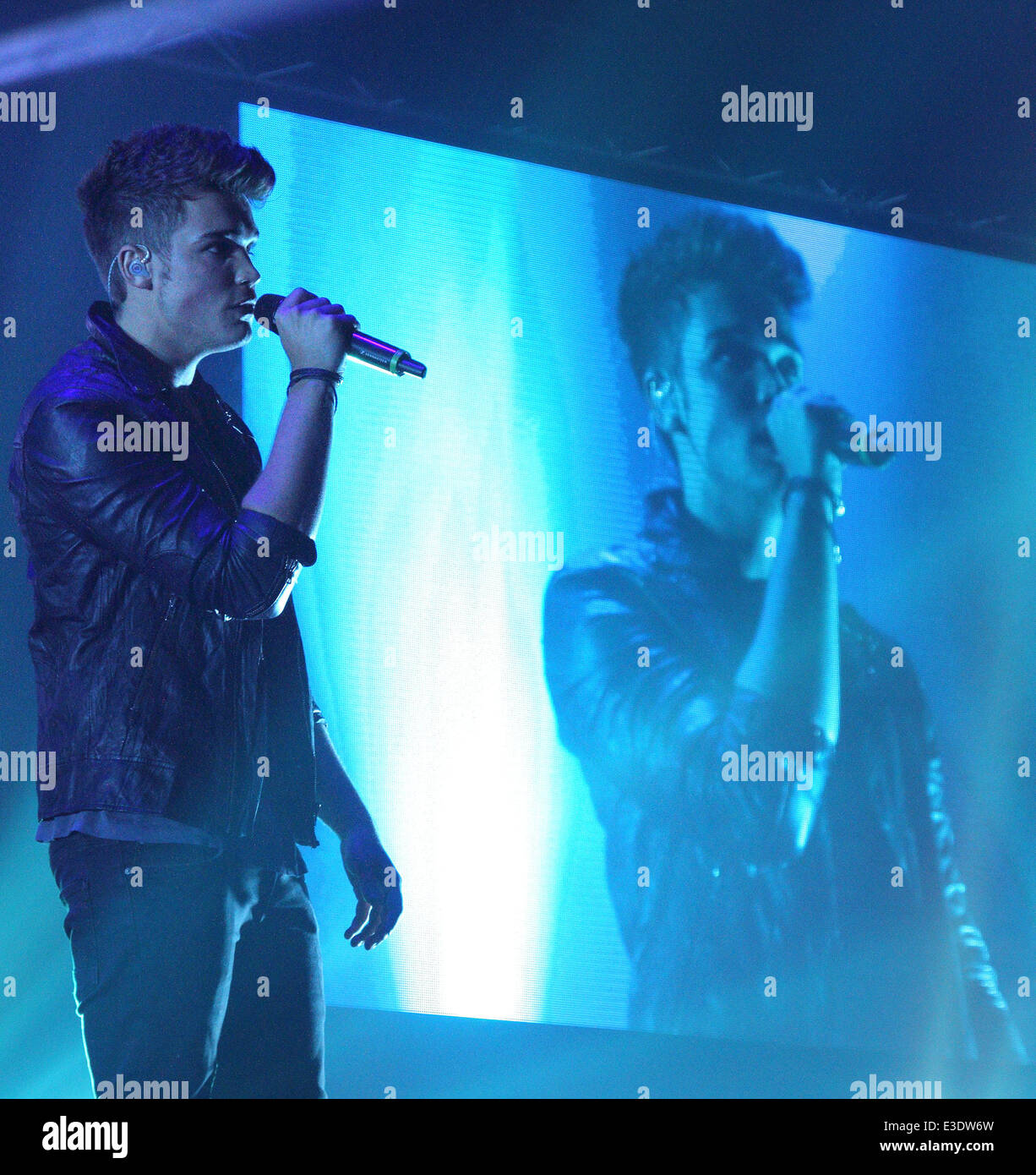 Union J at Girlguiding Big Gig Wembley Arena Featuring: Josh Cuthbert ...