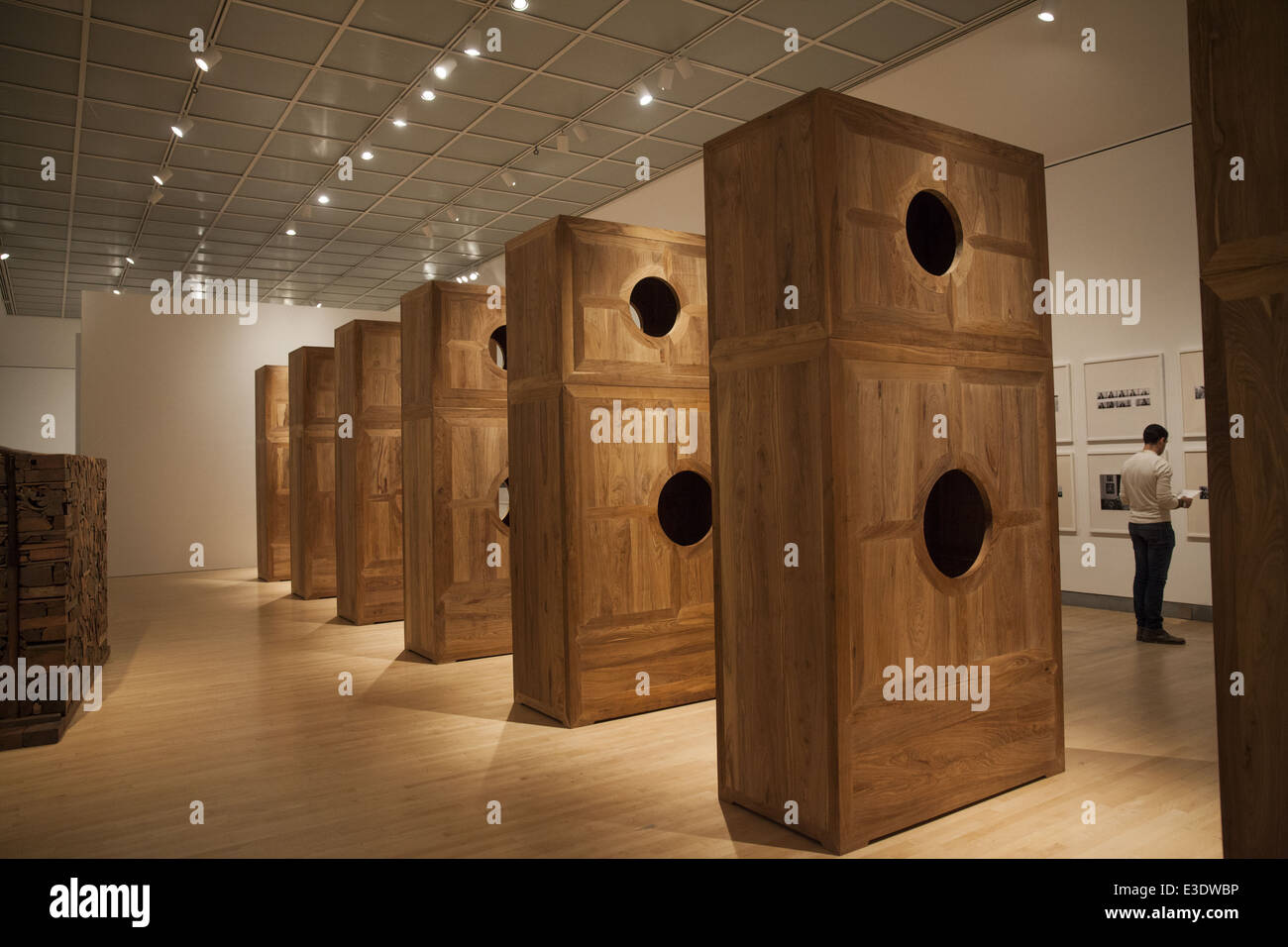 Moon Chest, 2008. Seven chests in Huanghuali wood, each: 126 x 63 x 31 ...