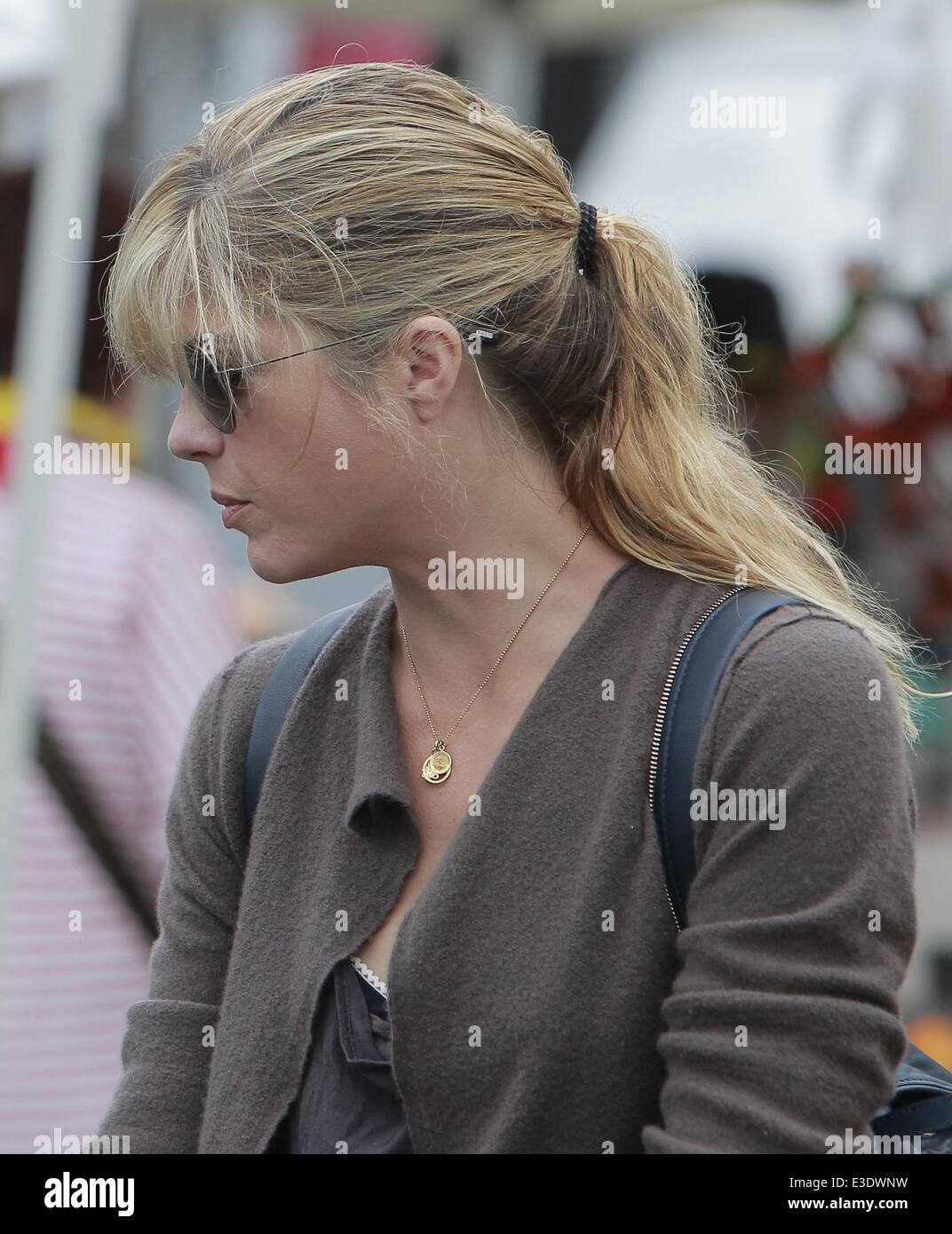 Selma Blair takes son Arthur Bleick to the fair at the Farmers Market ...