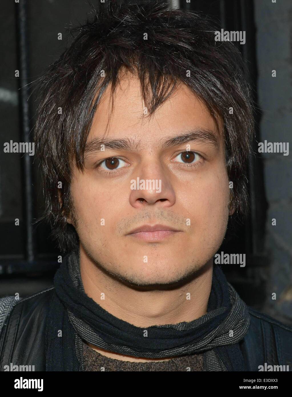 Singer/songwriter Jamie Cullum at the stage door of The Olympia Theatre ...