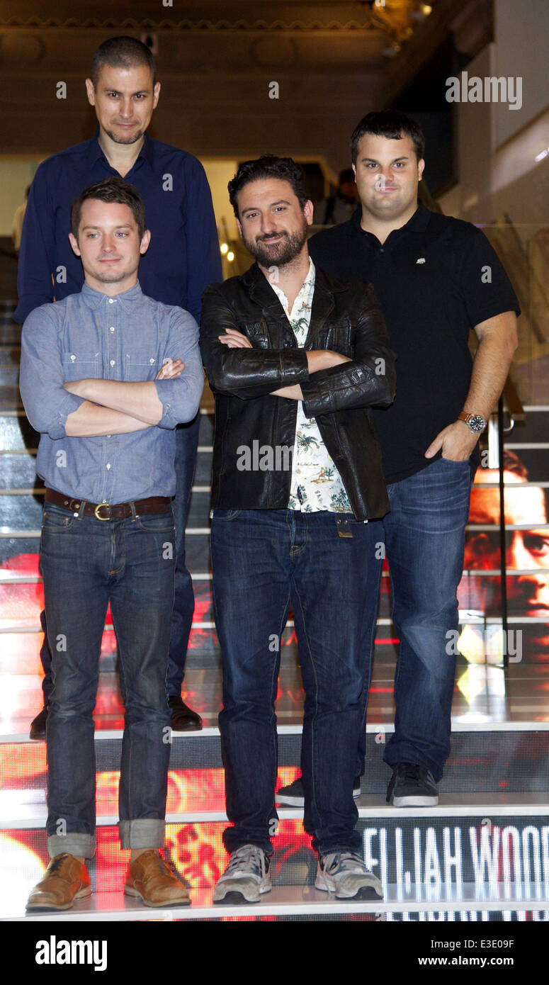 Elijah Wood and Director Eugenio Mira attend 'Grand Piano' photocall at ...