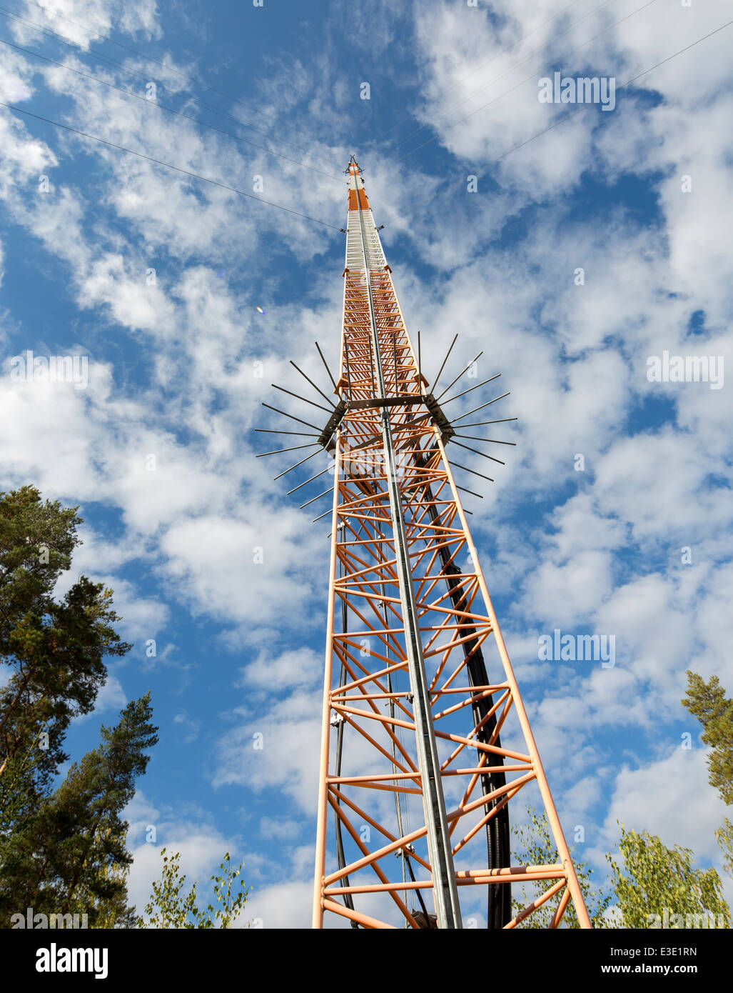 Radio Mast Silhouette High Resolution Stock Photography and Images - Alamy