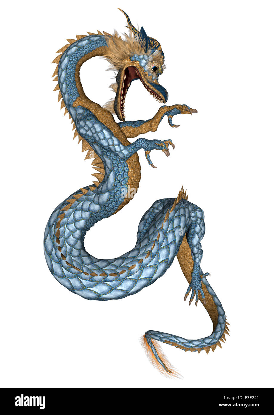 Eastern Dragon Drawing