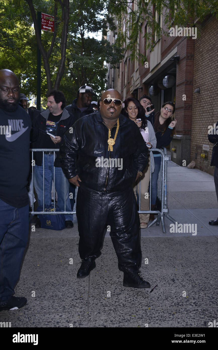 Cee Lo Green at the Kelly Show Featuring: Cee Lo Green Where: Manhattan ...
