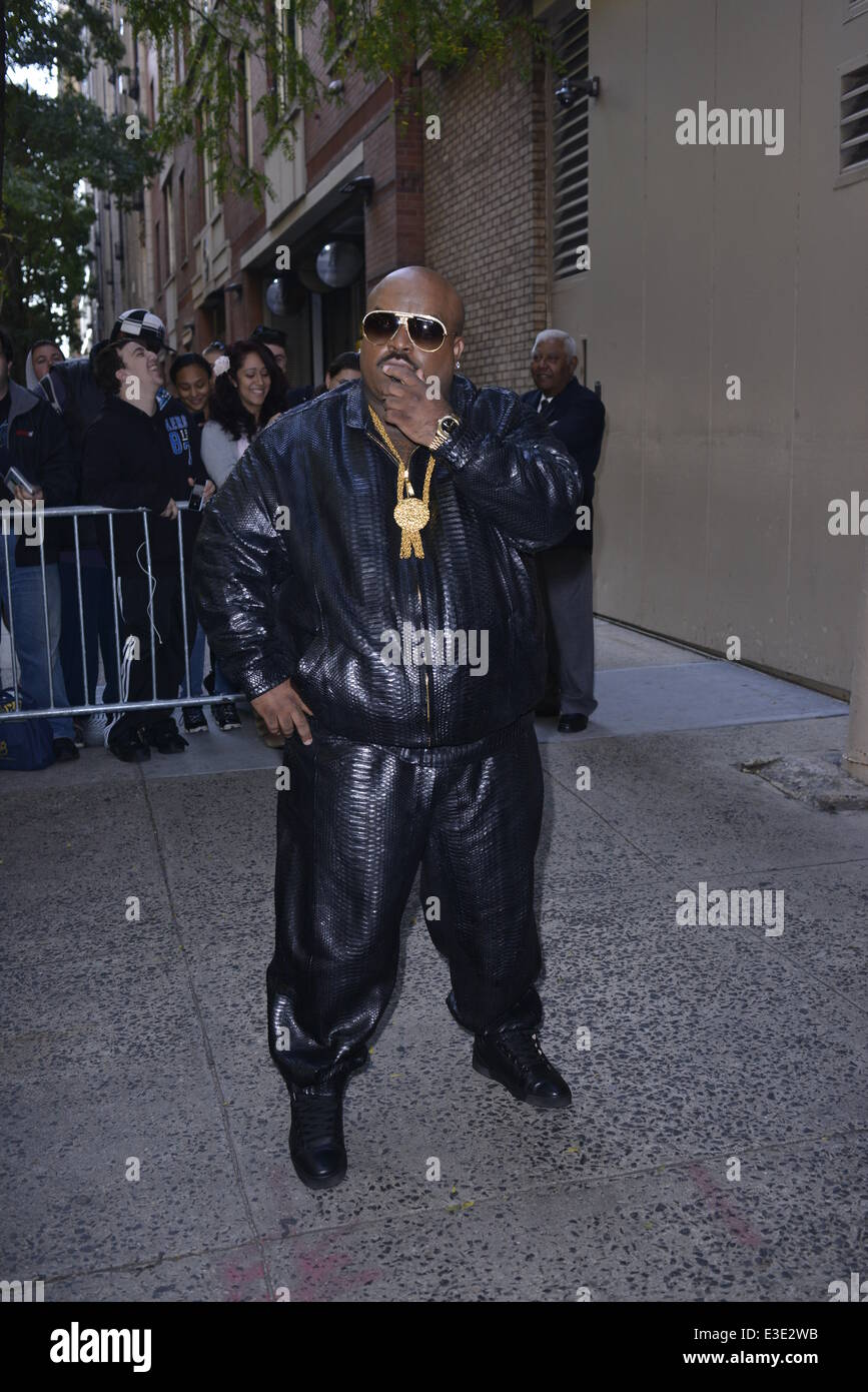 Cee Lo Green at the Kelly Show Featuring: Cee Lo Green Where: Manhattan ...