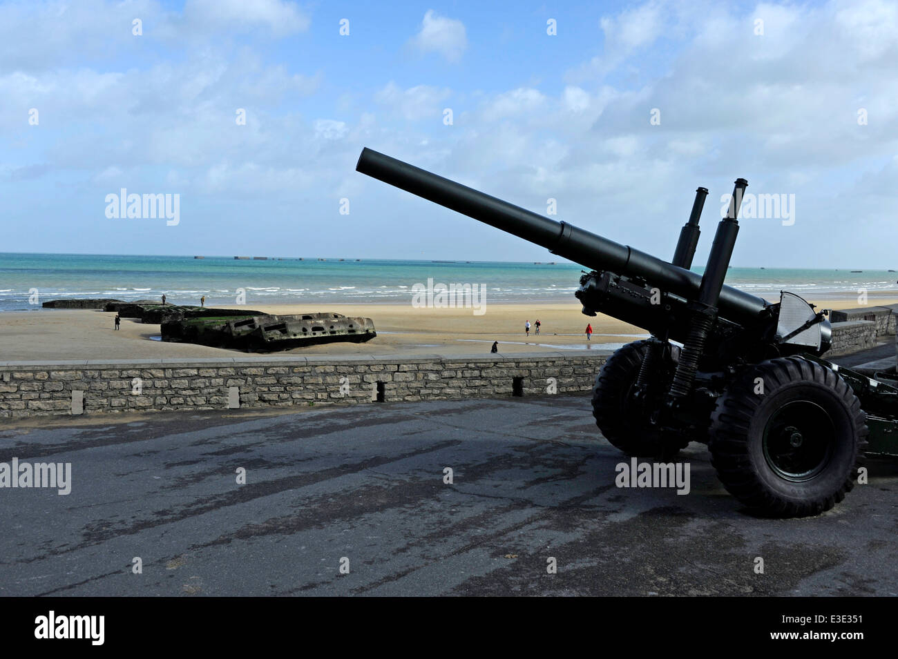 D-Day Museum,Artificial port at Arromanches,Mulberry harbour,Landing ...