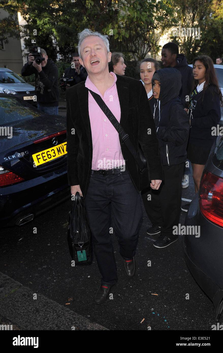 Celebrities arriving at the Riverside Studios to film a episode of TV ...