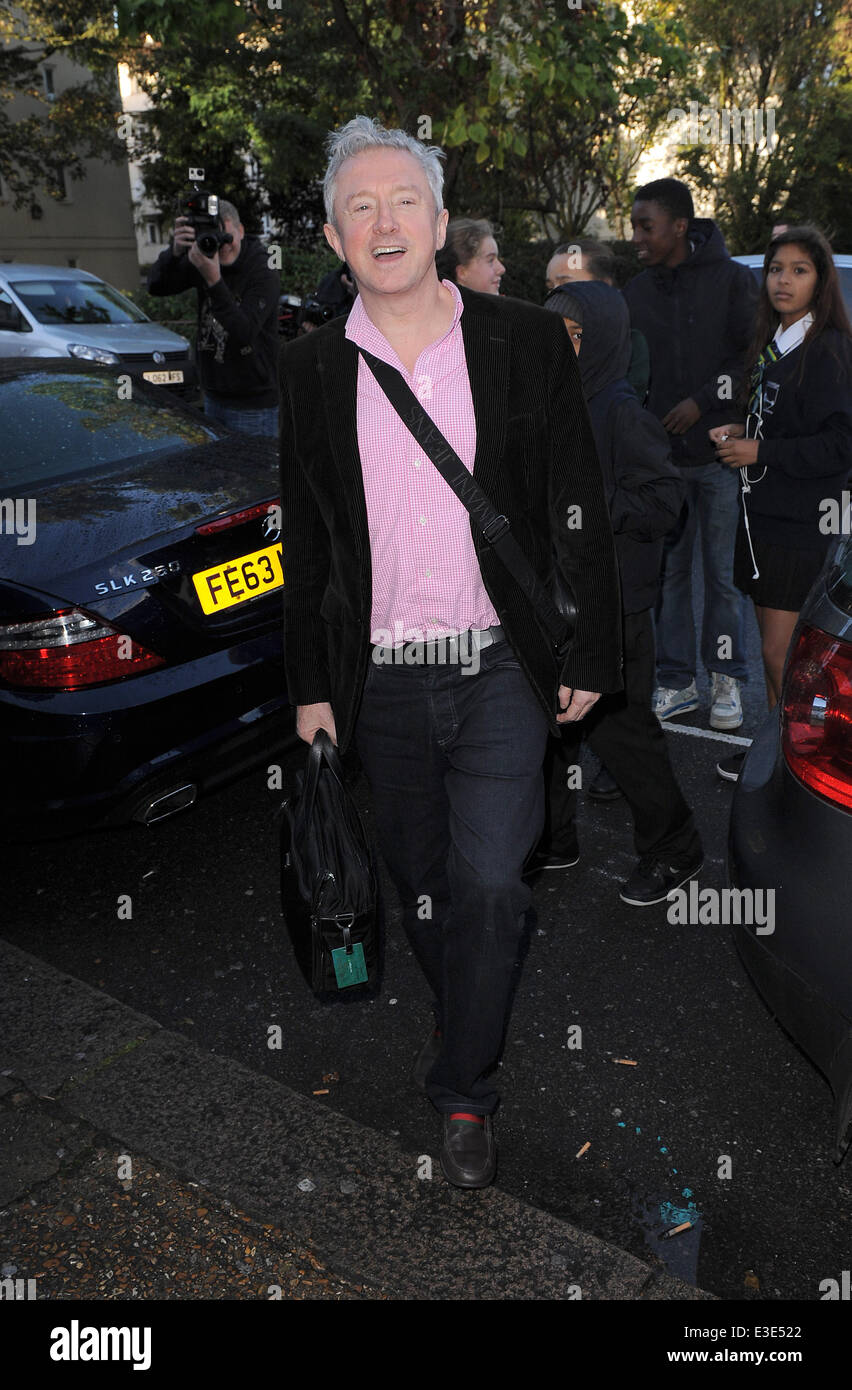 Celebrities arriving at the Riverside Studios to film a episode of TV ...