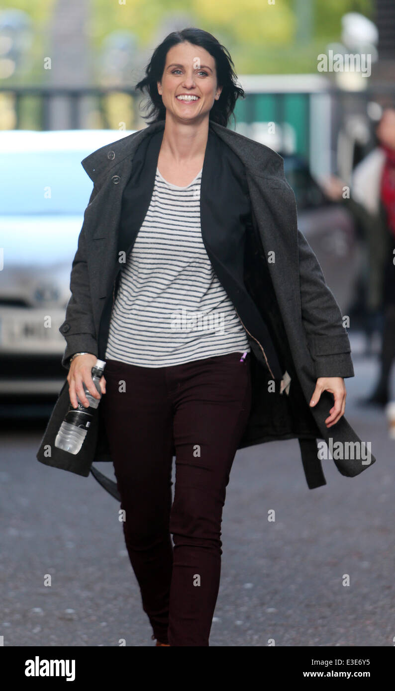 Heather Peace outside the ITV studios Featuring: Heather Peace Where ...