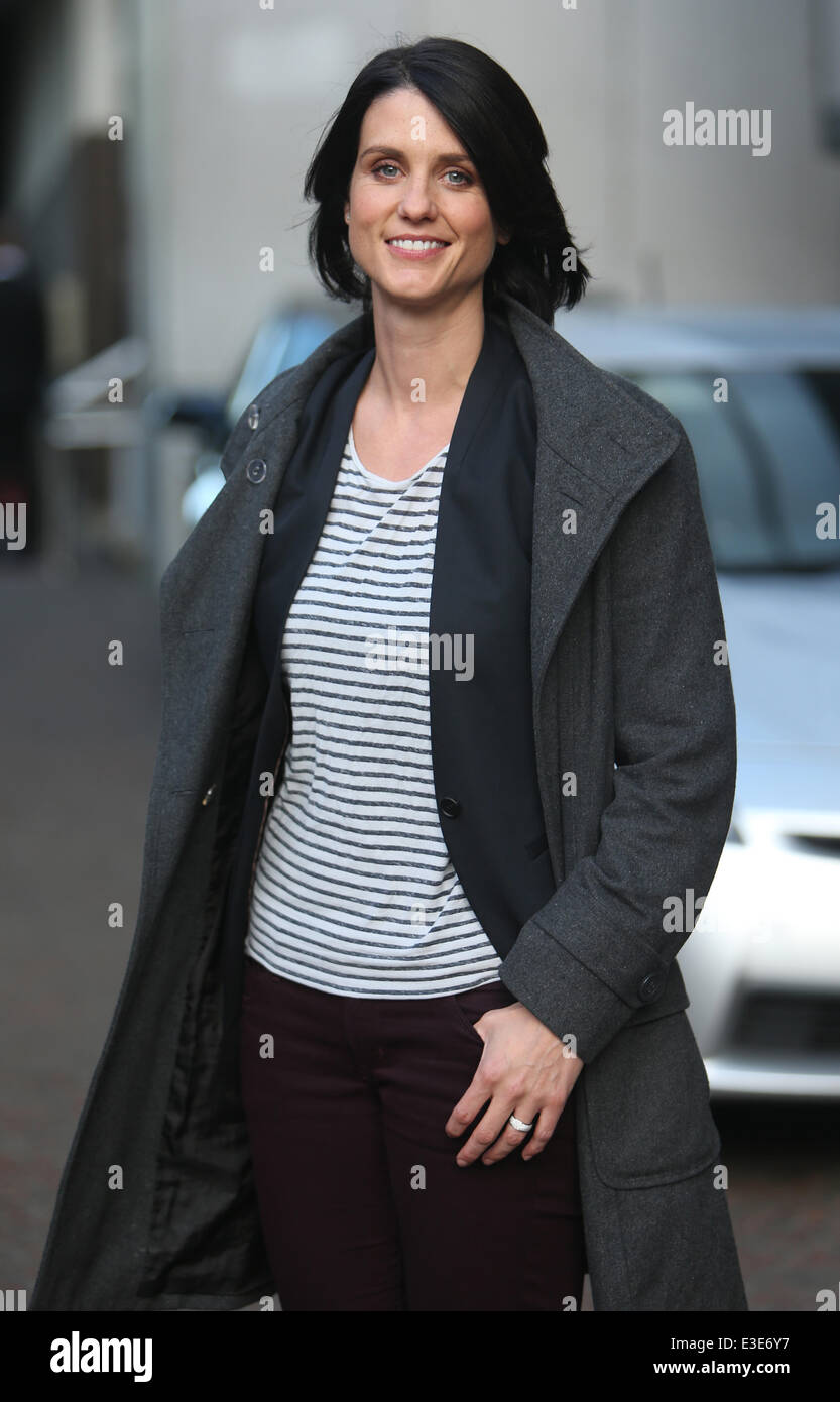 Heather Peace outside the ITV studios Featuring: Heather Peace Where ...