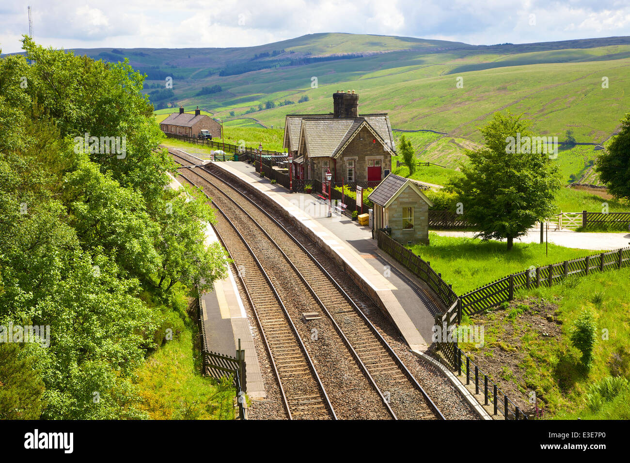 Dent Railway Station on the Settle to Carlisle Railway Line Dent ...