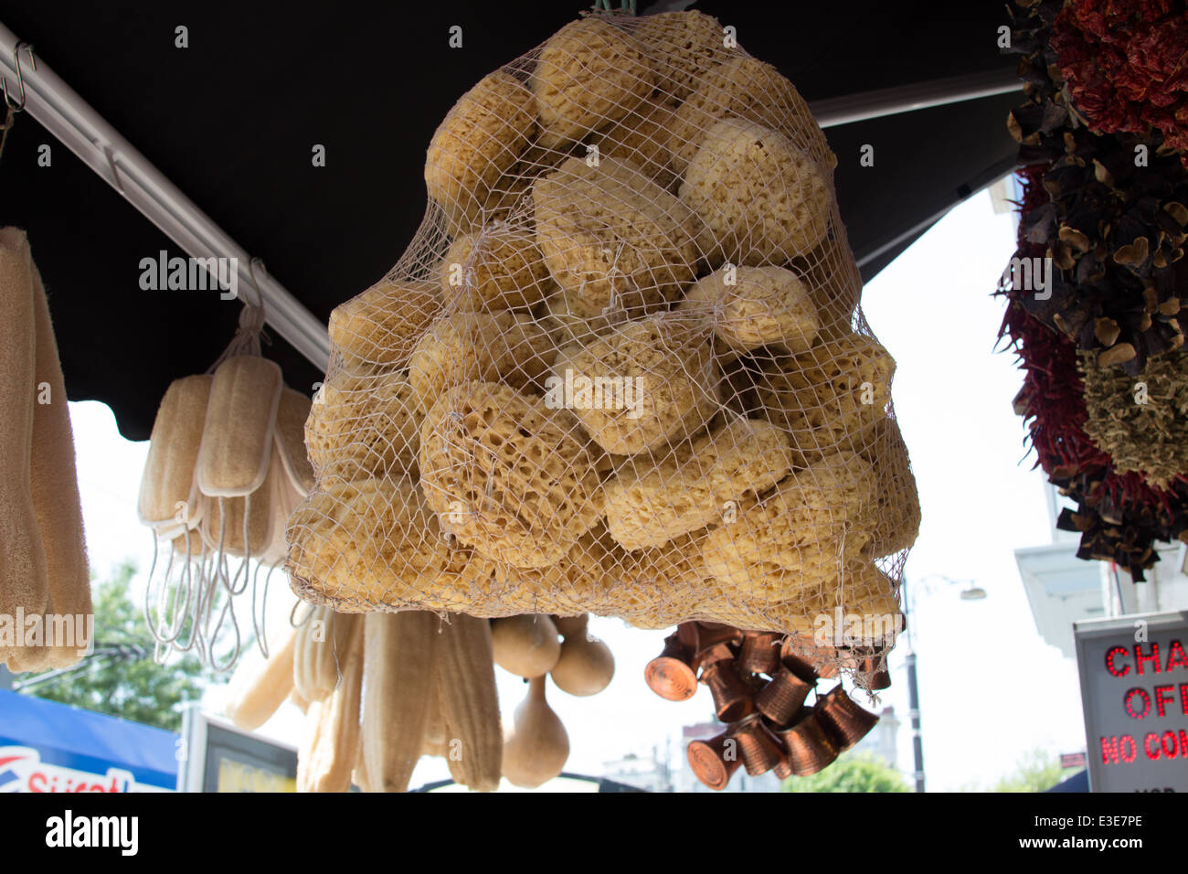 Sponges for sale in a shop in Istanbul Turkey Stock Photo - Alamy