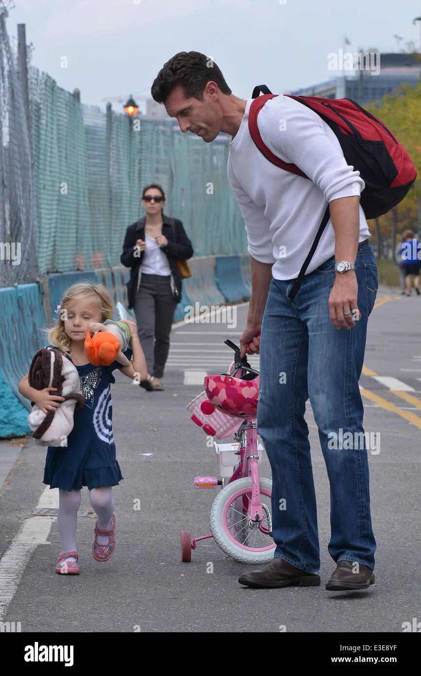 Jason Hoppy on the school run as he picks up daughter Bryne Featuring ...