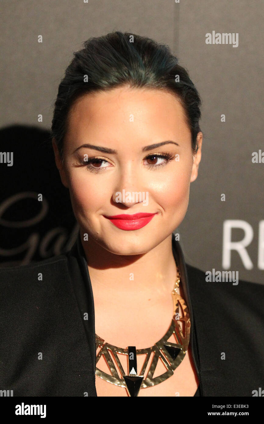 Demi Levato at The Redlight Traffic Dignity Gala at The Beverly Hilton ...