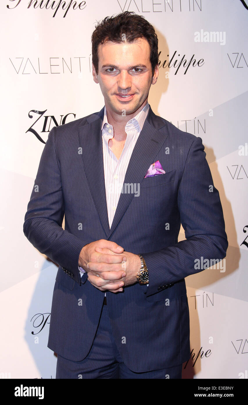 Celebrities attend a Valentin Clothing Line event - Arrivals Featuring ...