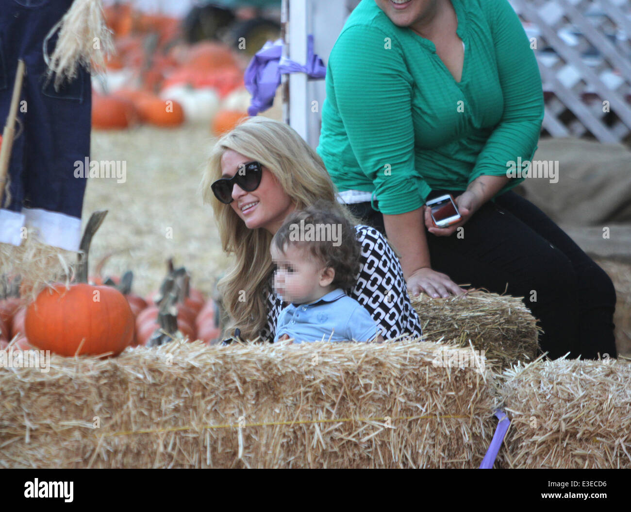 Celebrities visit Mr Bones Pumpkin Patch in West Hollywood Featuring ...