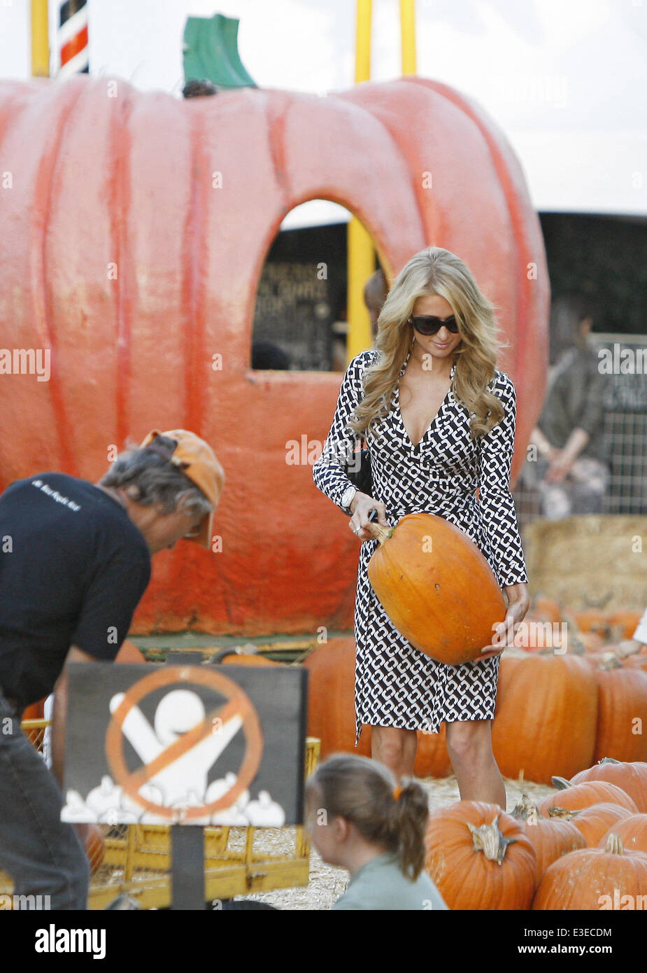 Celebrities visit Mr Bones Pumpkin Patch in West Hollywood Featuring ...