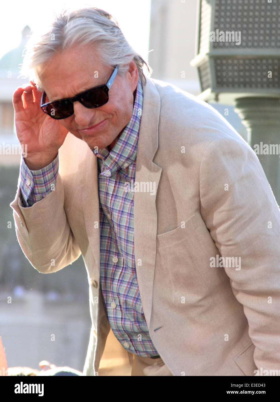 Cast members from CBS Films' 'Last Vegas' attend the presentation to ...