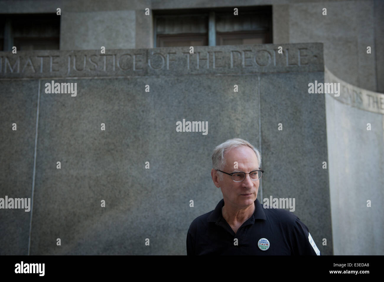 Manhattan, New York, USA. 23rd June, 2014. BERNHARD GOETZ leaves ...