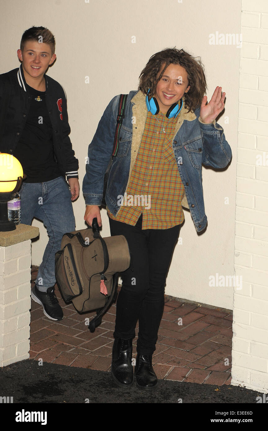 X Factor at Fountain Studio Featuring: Nicholas McDonald,Luke Friend ...