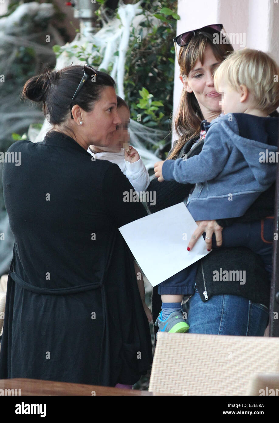 Jennifer Garner and her son Samuel Garner Affleck leave Cafe Vida in ...