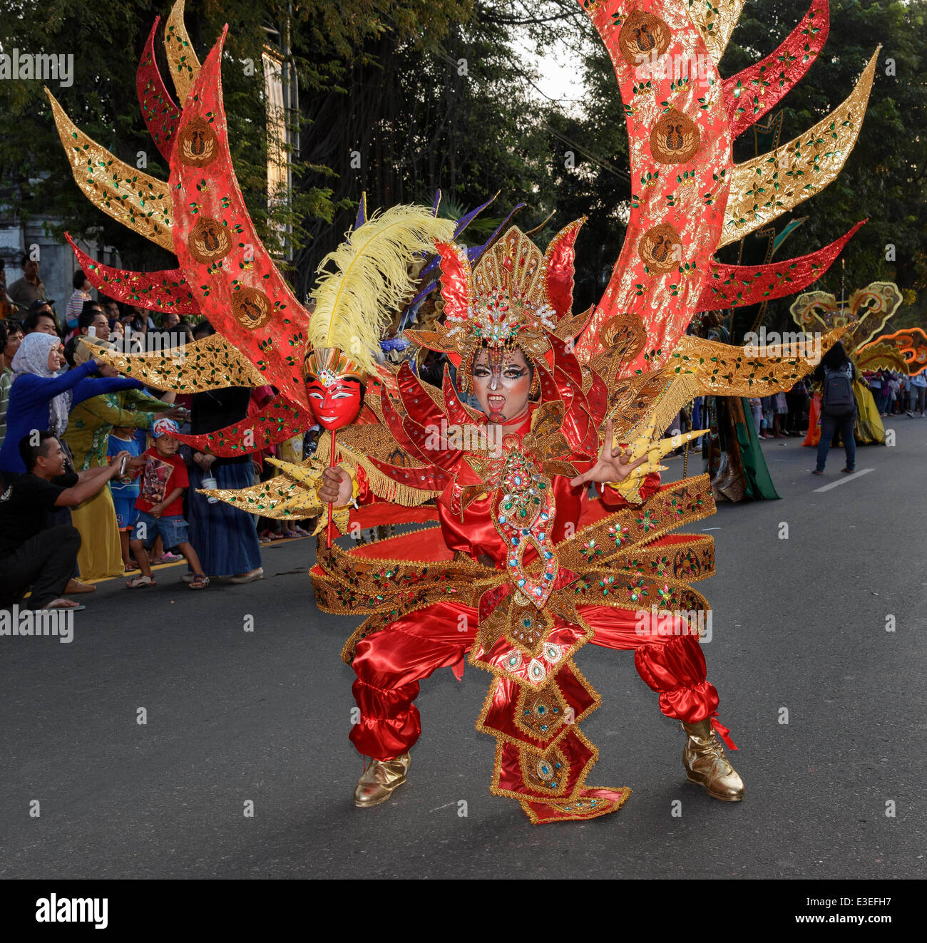 Jun 22, 2014 - Surakarta, Indonesia - A performer at the 7th annual ...